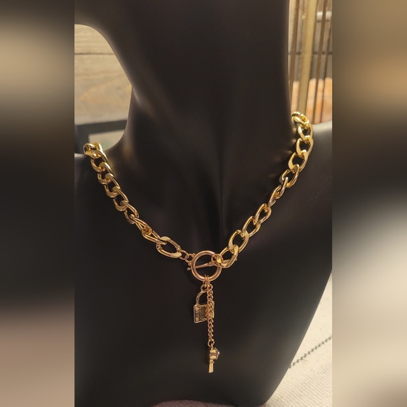 Jewelry | Fashion Lock And Key Link Chain | Poshmark